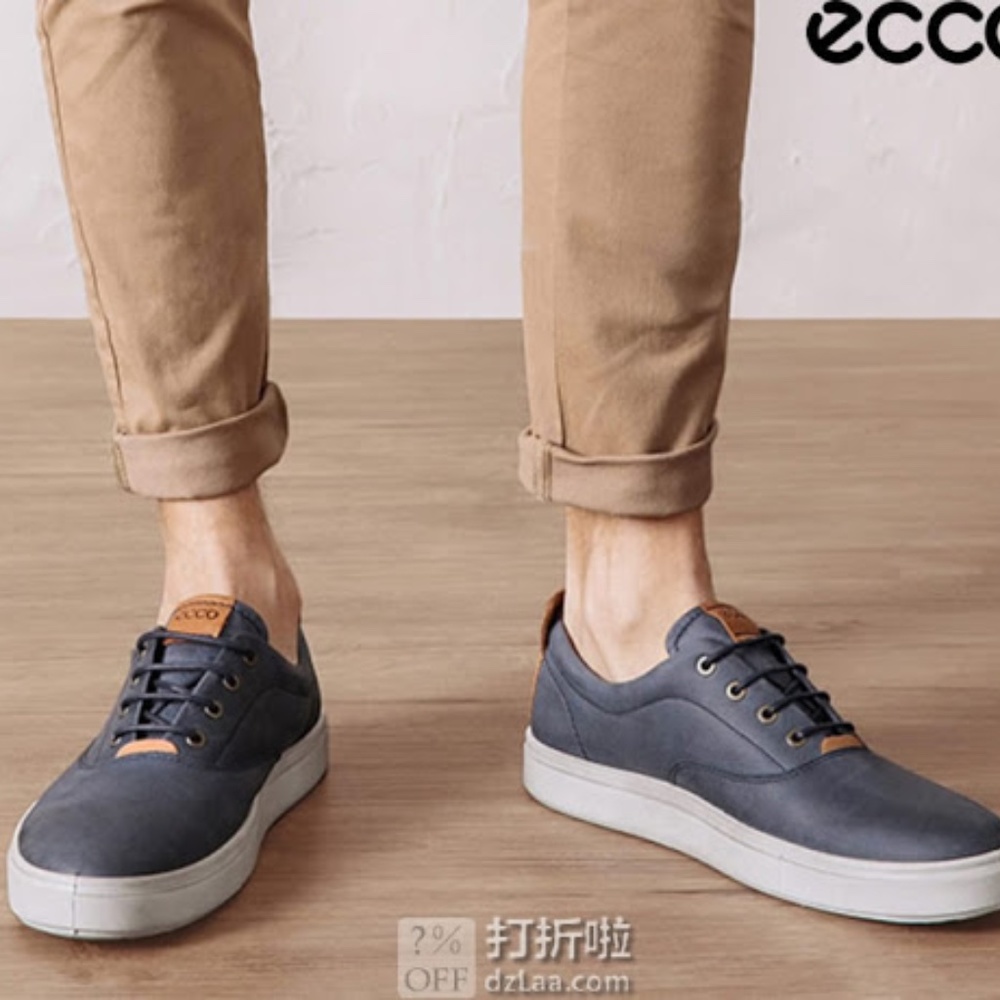 Ecco Men Kyle Retro Cvo Sneaker Marine Oil Nubuck - Gem